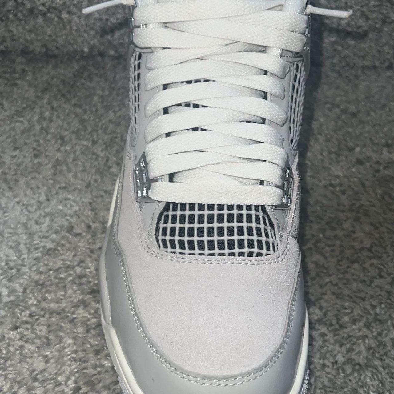 Jordan 4 frozen moments Size 9 Worn once 100%... - Depop