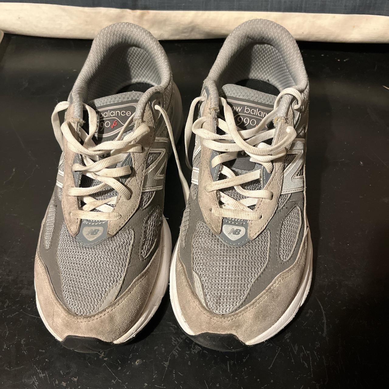 New balance 990s V6 grey and white. Men size 6 1/2 | Depop