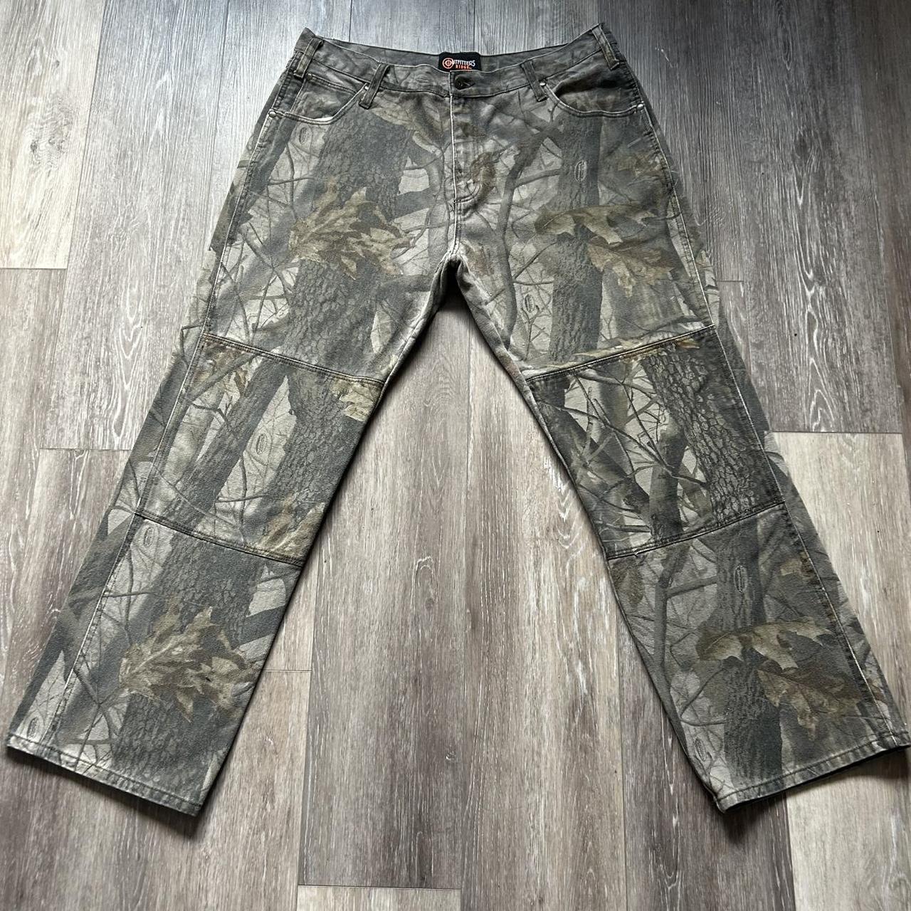 Outfitters ridge Real tree camouflage double knee pants - Depop