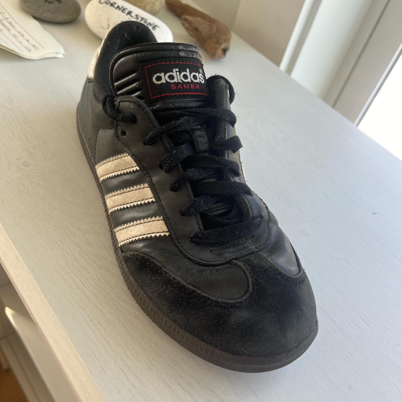 Vintage Adidas sambas size 7 women’s and size 5... - Depop