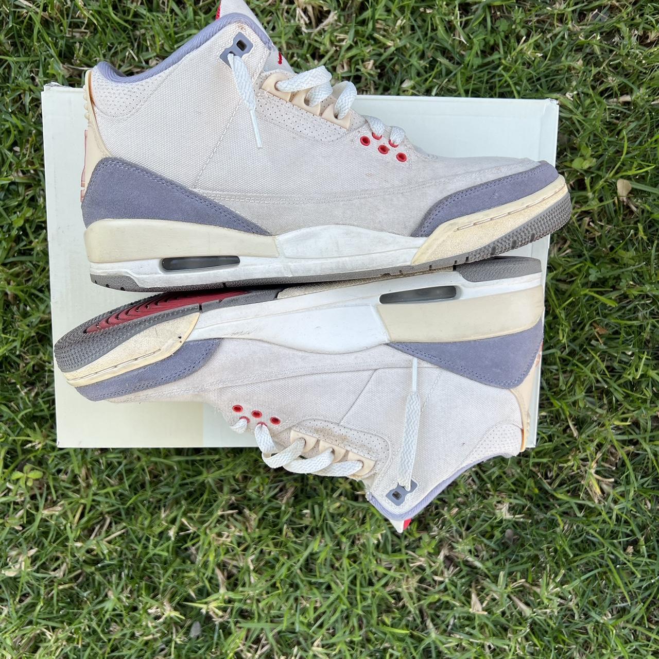 -Air Jordan 3 Retro SE 'Muslin' -In fair condition... - Depop