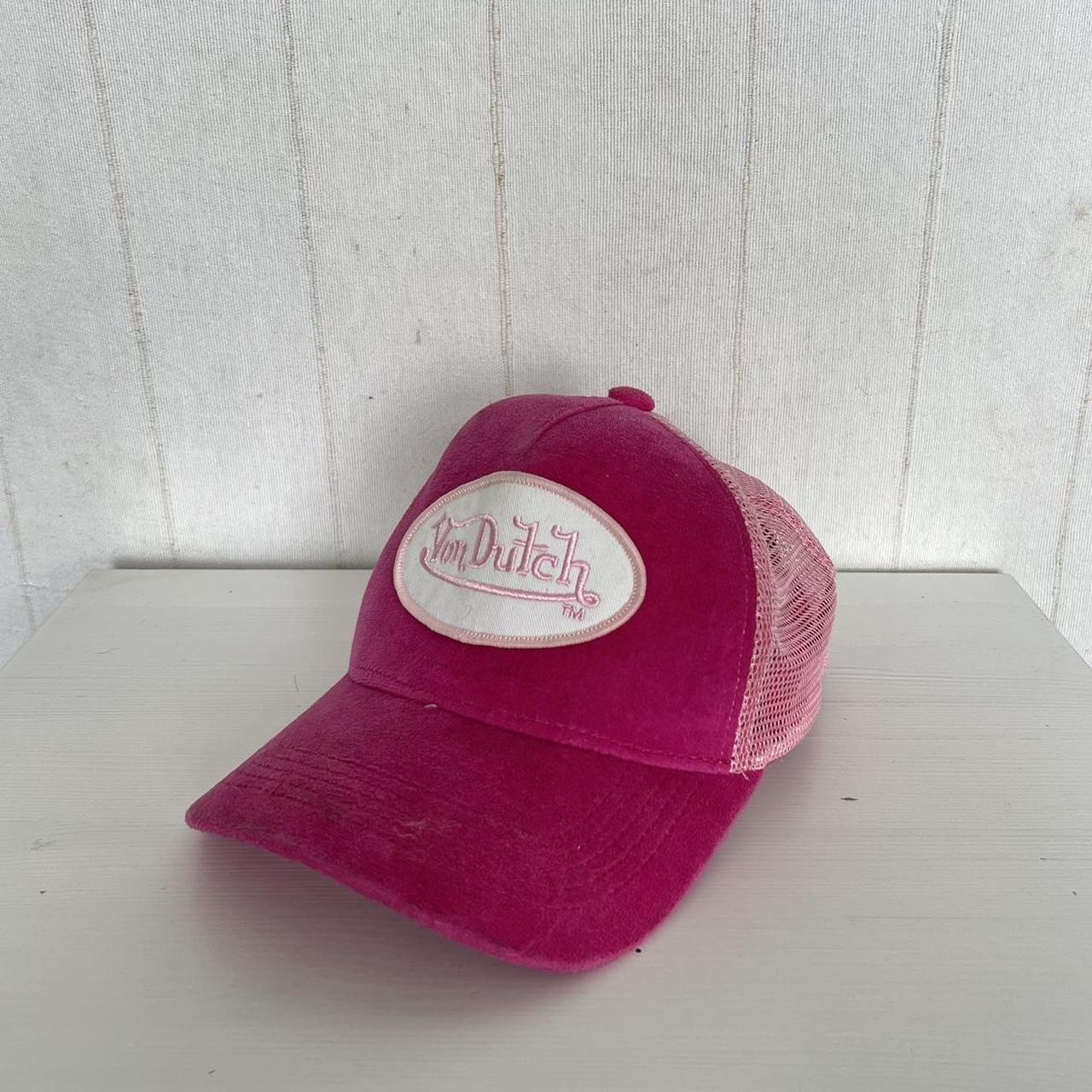 Von Dutch hot pink cap - Depop