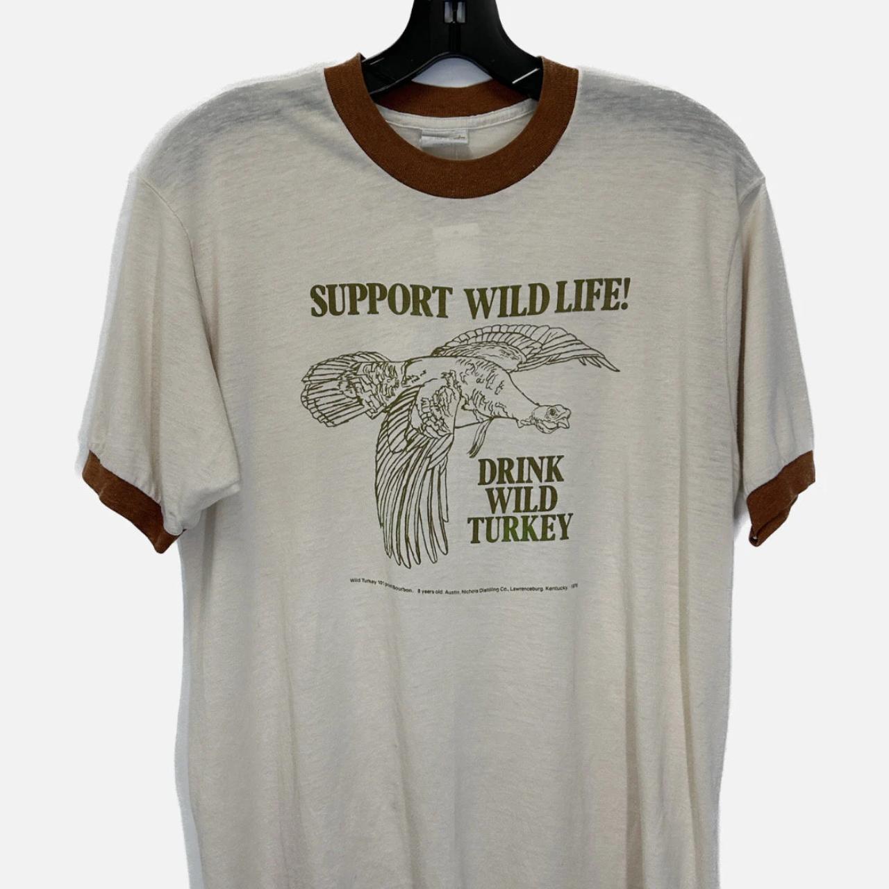 1976 Wild Turkey (101 Proof Bourbon) "Support... - Depop