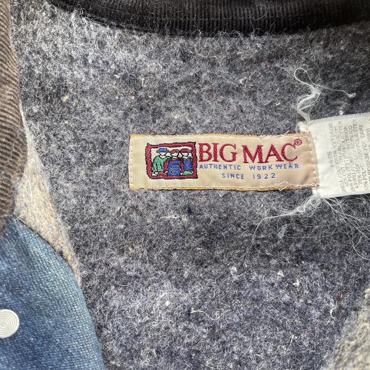 Big Mac denim jacket blanket lined size 42 - Depop