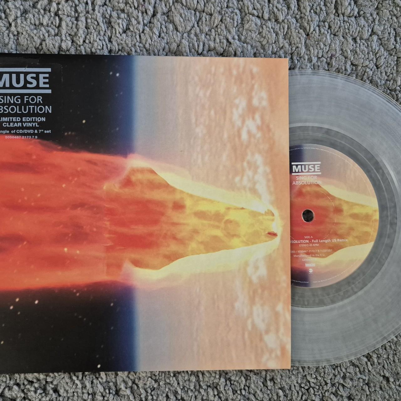 Muse - Sing For Absolution / Fury - 7" Clear Vinyl... - Depop