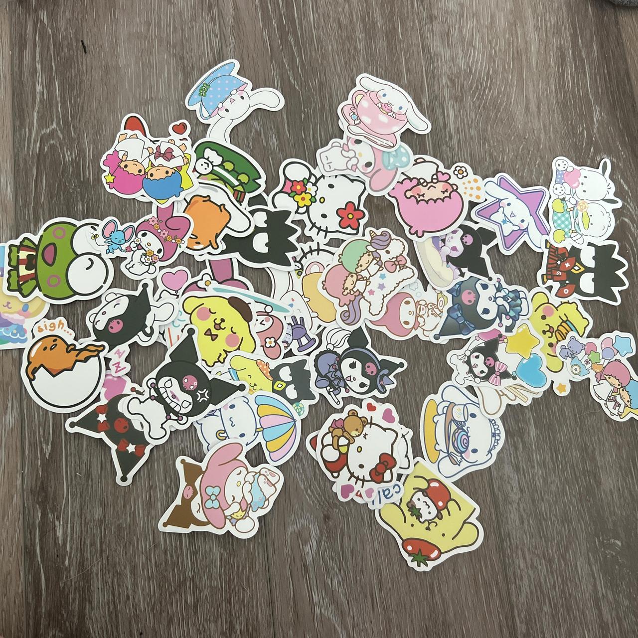 3 freebie Sanrio vinyl stickers come with every... | Depop