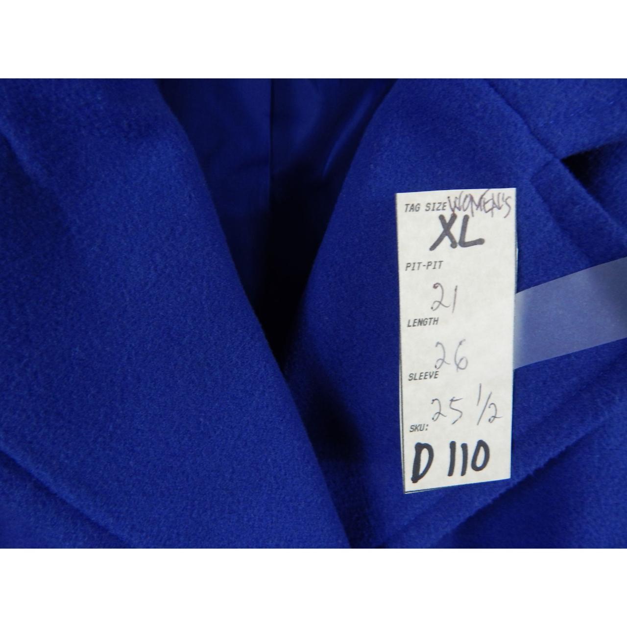 Vintage 2B Bebe Double-Breasted Blazer Jacket Blue... - Depop