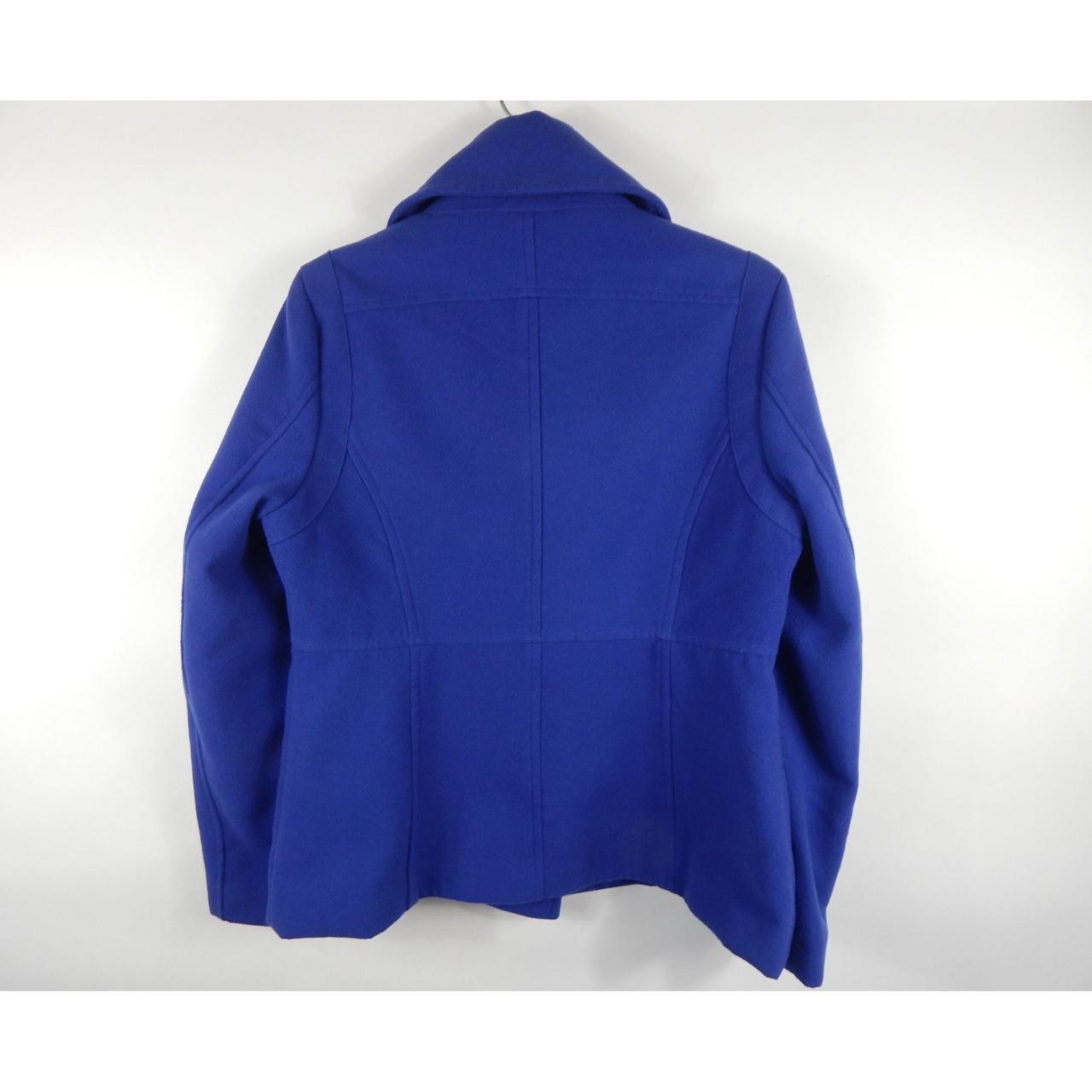 Vintage 2B Bebe Double-Breasted Blazer Jacket Blue... - Depop