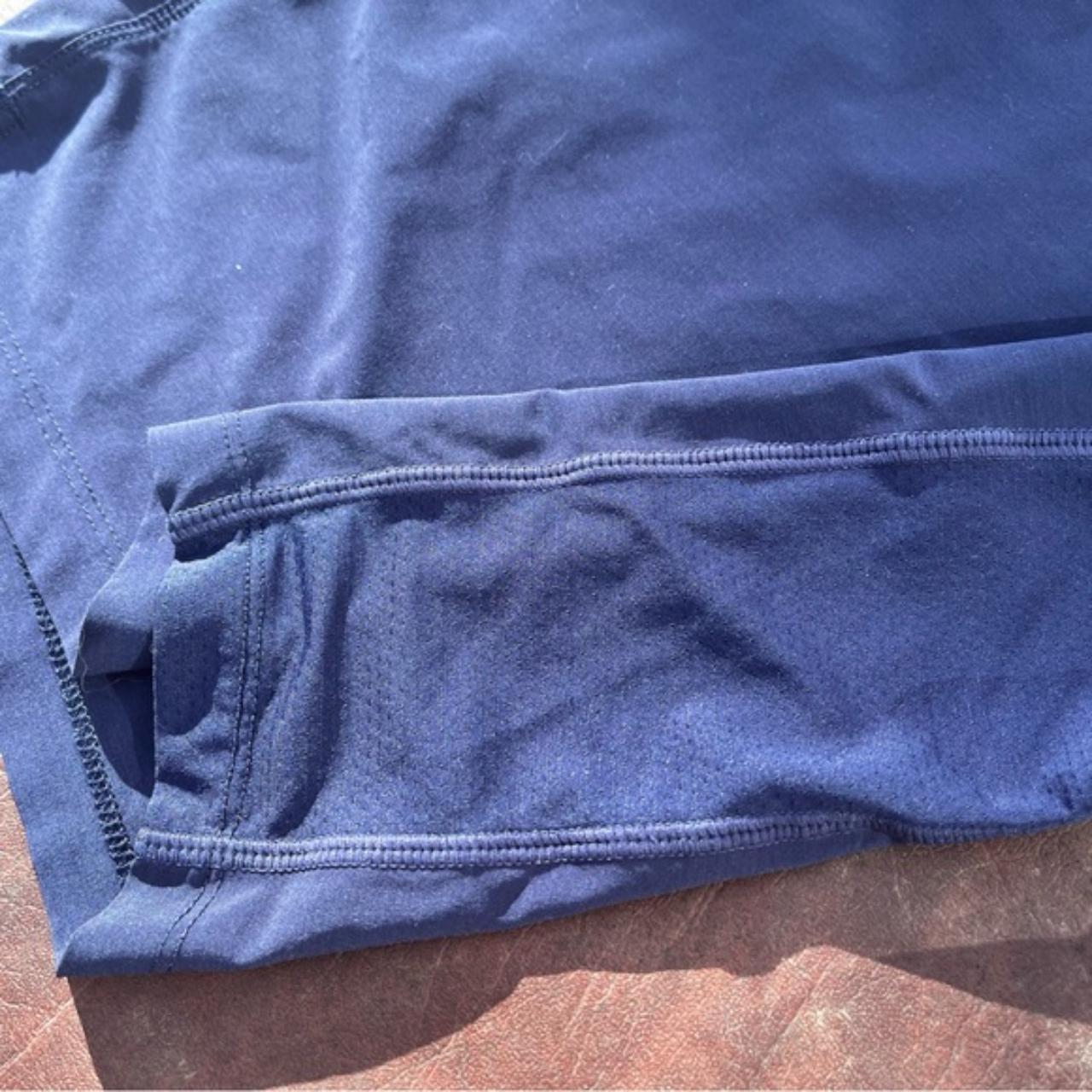 Fabletics High Performance Navy Blue Running Shorts... | Depop