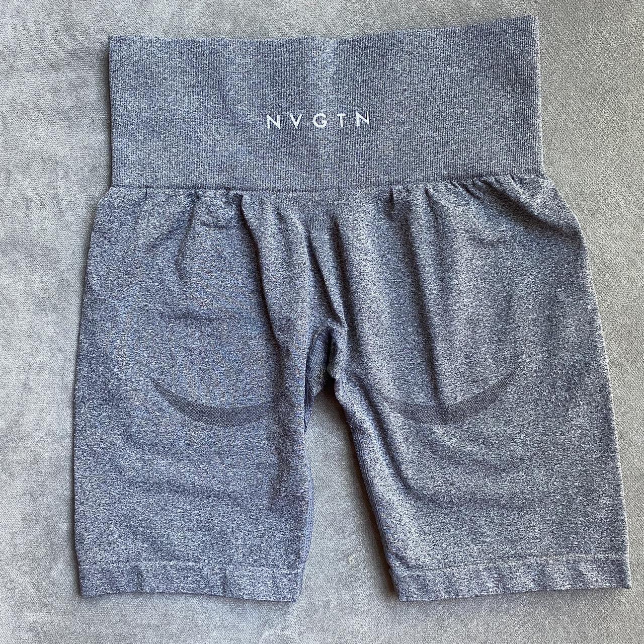 Nvgtn Seamless Shorts Charcoal Grey Size Small Depop