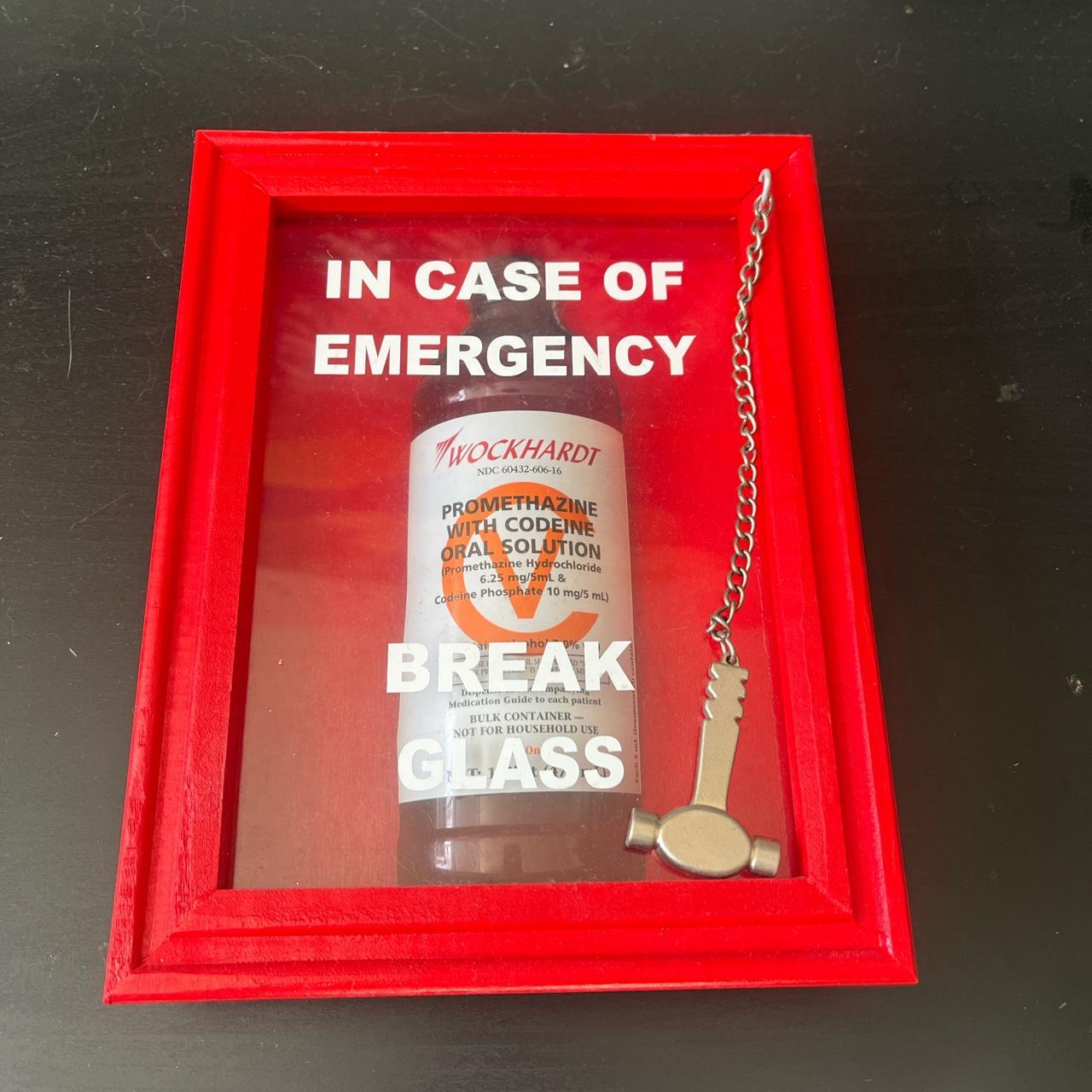 Wock. Drank. Sip. Lean. In Case Of Emergency Break... | Depop