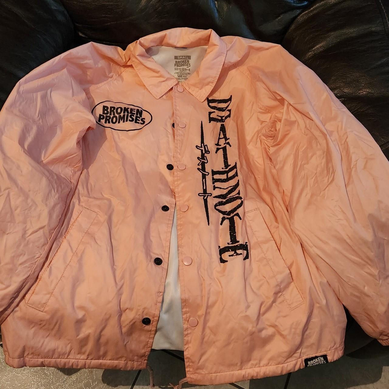 Broken Promises death note jacket good condition - Depop
