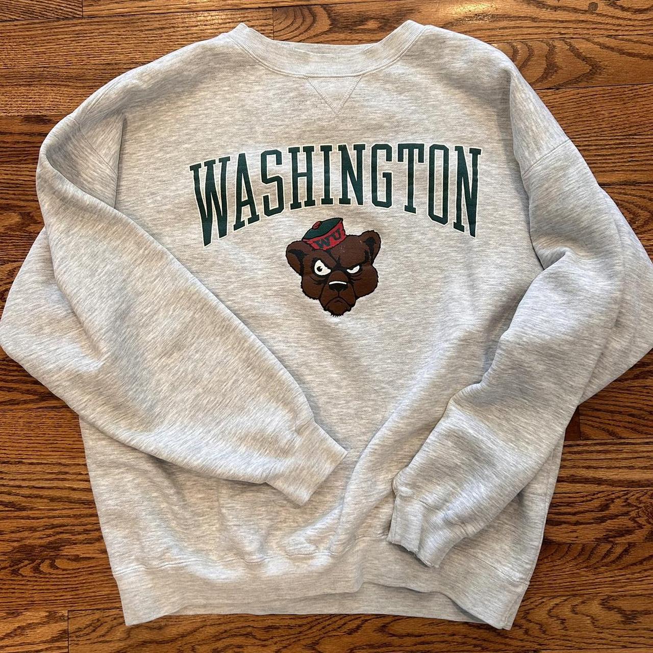 XL Washington University crew neck - Depop