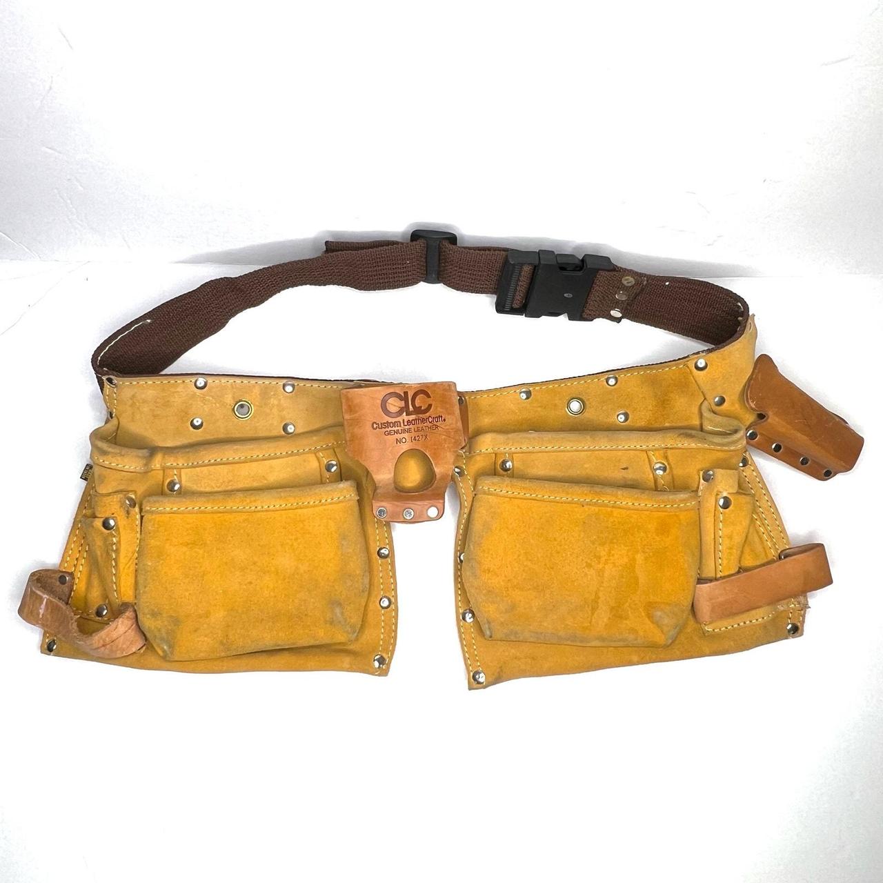 Custom Leathercraft 12-Pocket Carpenter Work Apron... - Depop