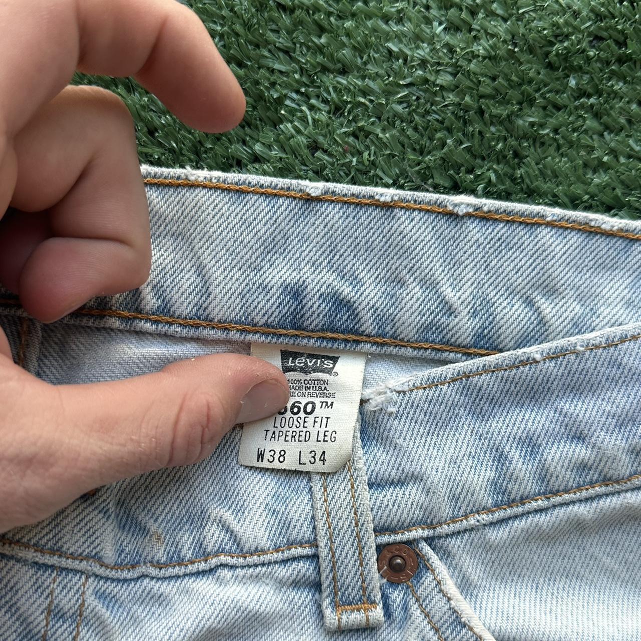 Vintage orange tab Levi’s (minor flaws as shown) - Depop
