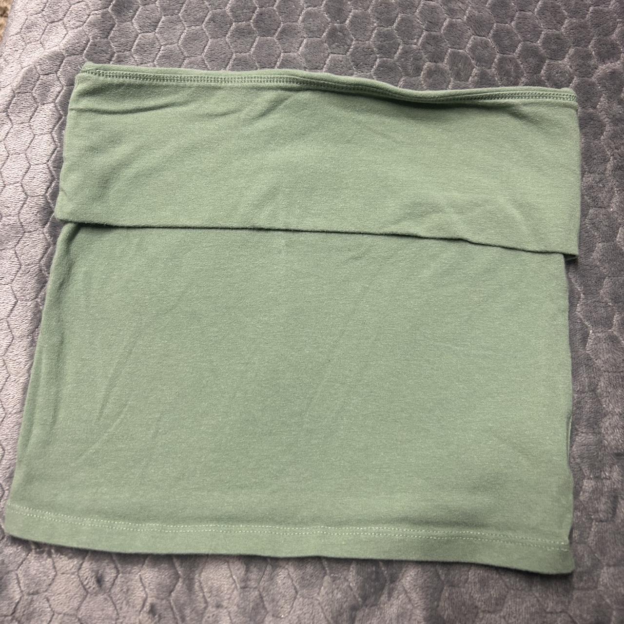 green american eagle fold over tube top | Depop