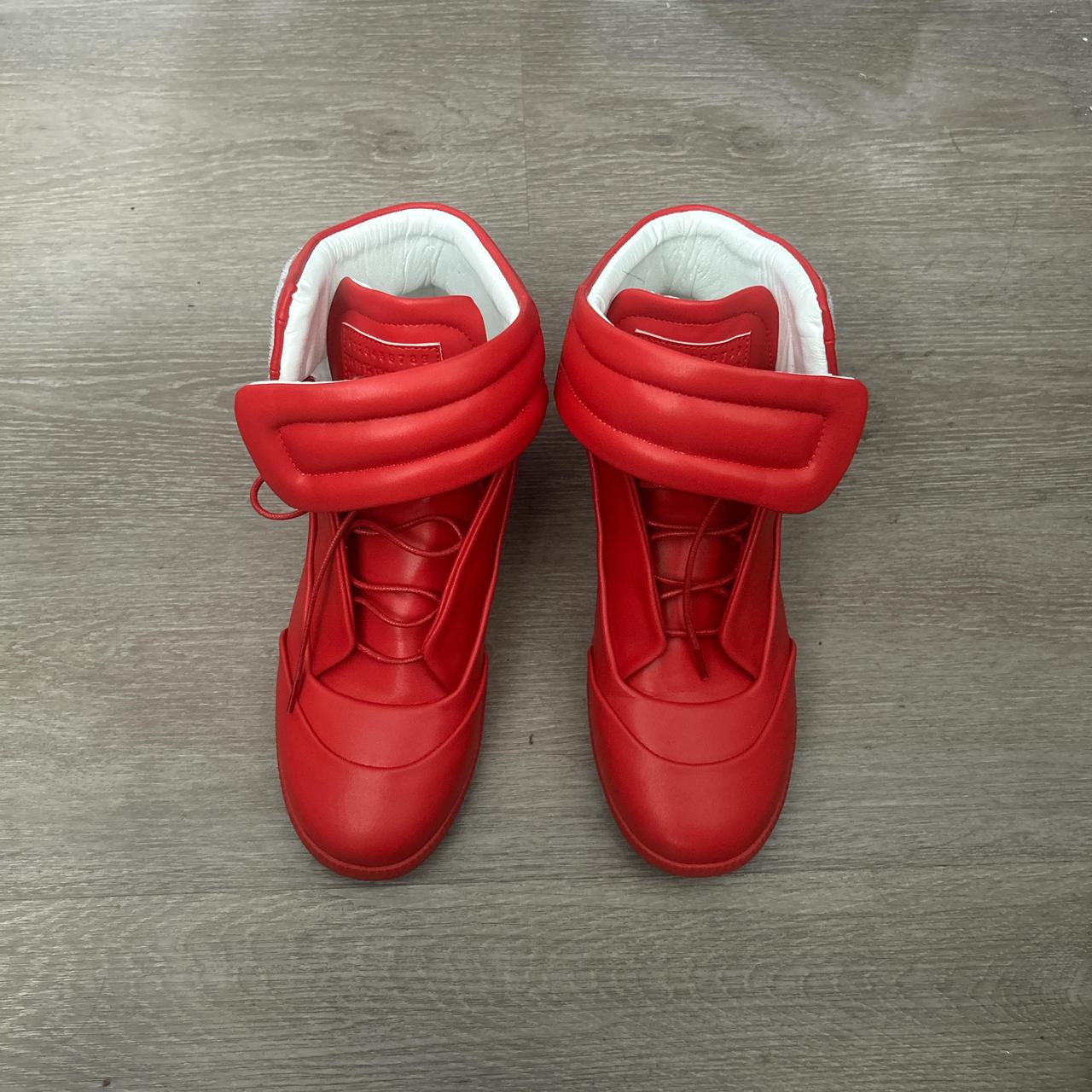 Red maison margiela futures size 42 (lightly worn)... | Depop
