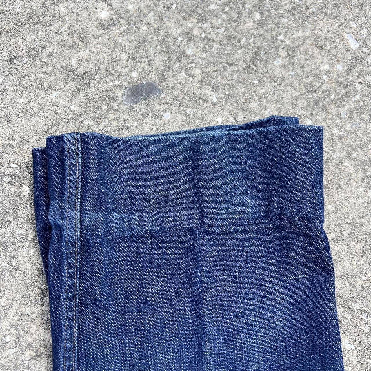 Blue, 70s, Levi bush jeans rep (kmart presumably)... - Depop