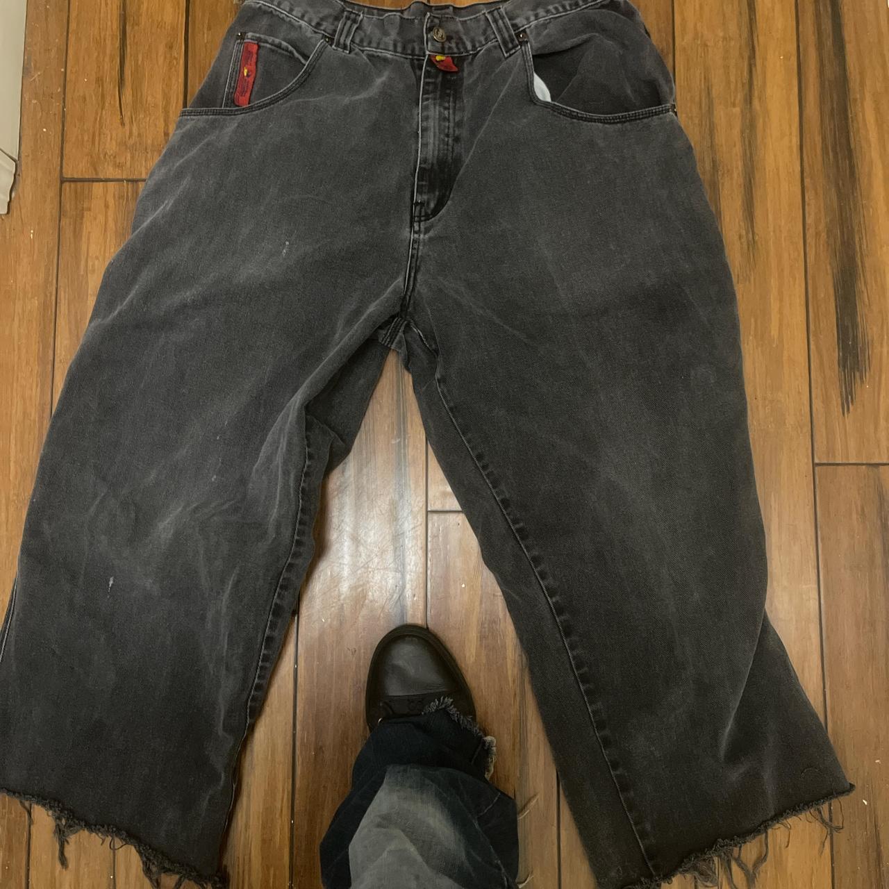 Tuff black baggy jeans size 36 nice baggy fit would... | Depop