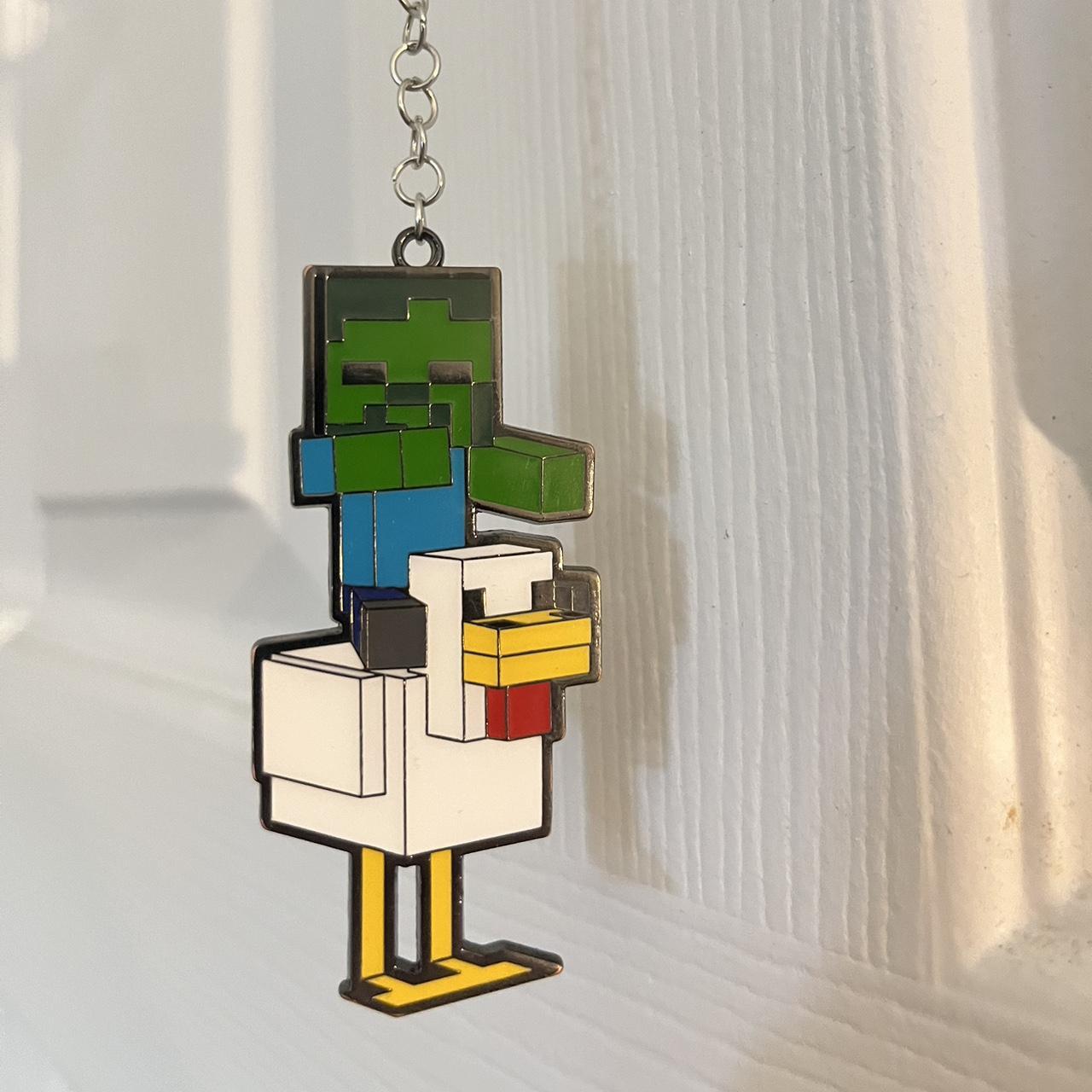 Minecraft Chicken Jockey KeyChain🧟‍♂️🐓 - Made from... - Depop
