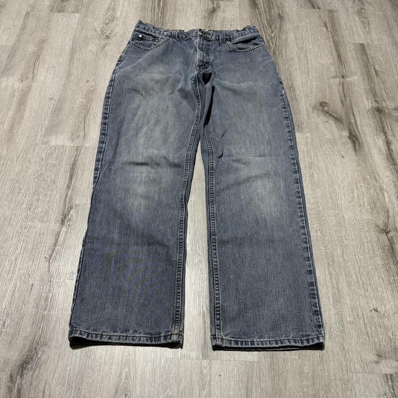 Perry Ellis Jeans Loose straight 32” waist Light... | Depop