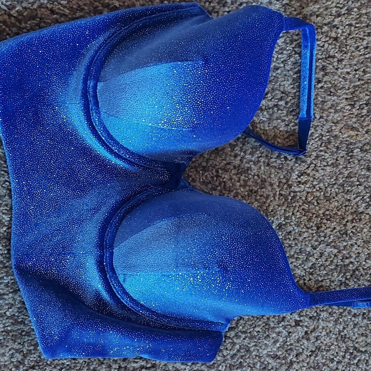 Victoria' Secret sparkly velvet longline bra. 34dd... | Depop