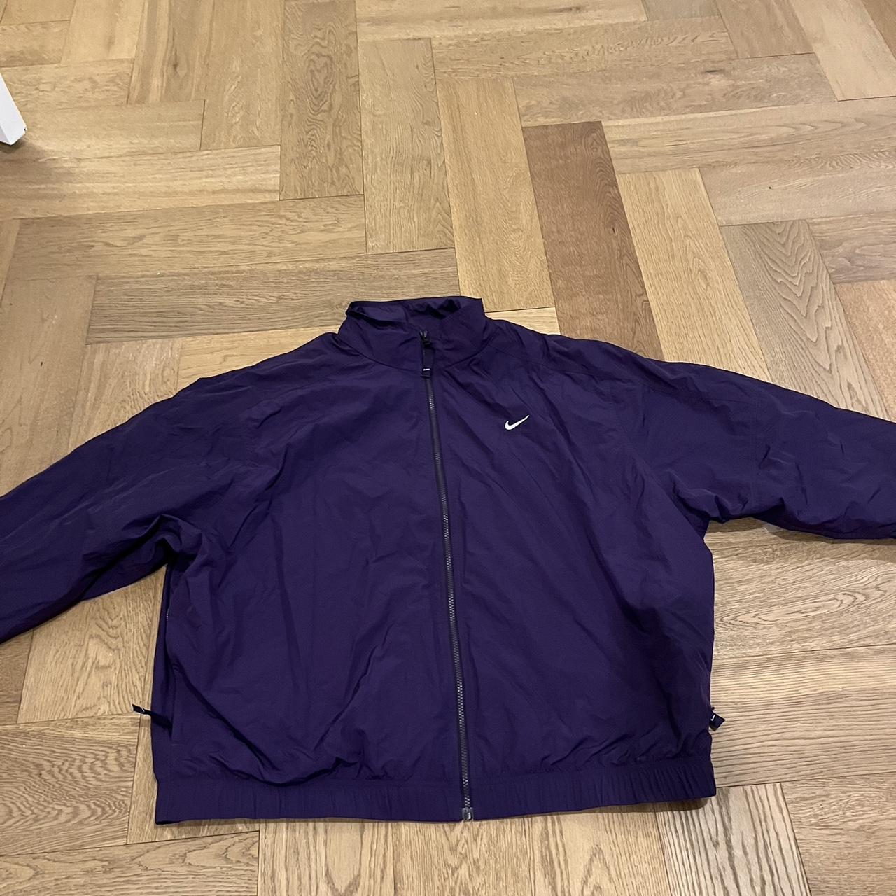 Nike purple shell jacket - Depop
