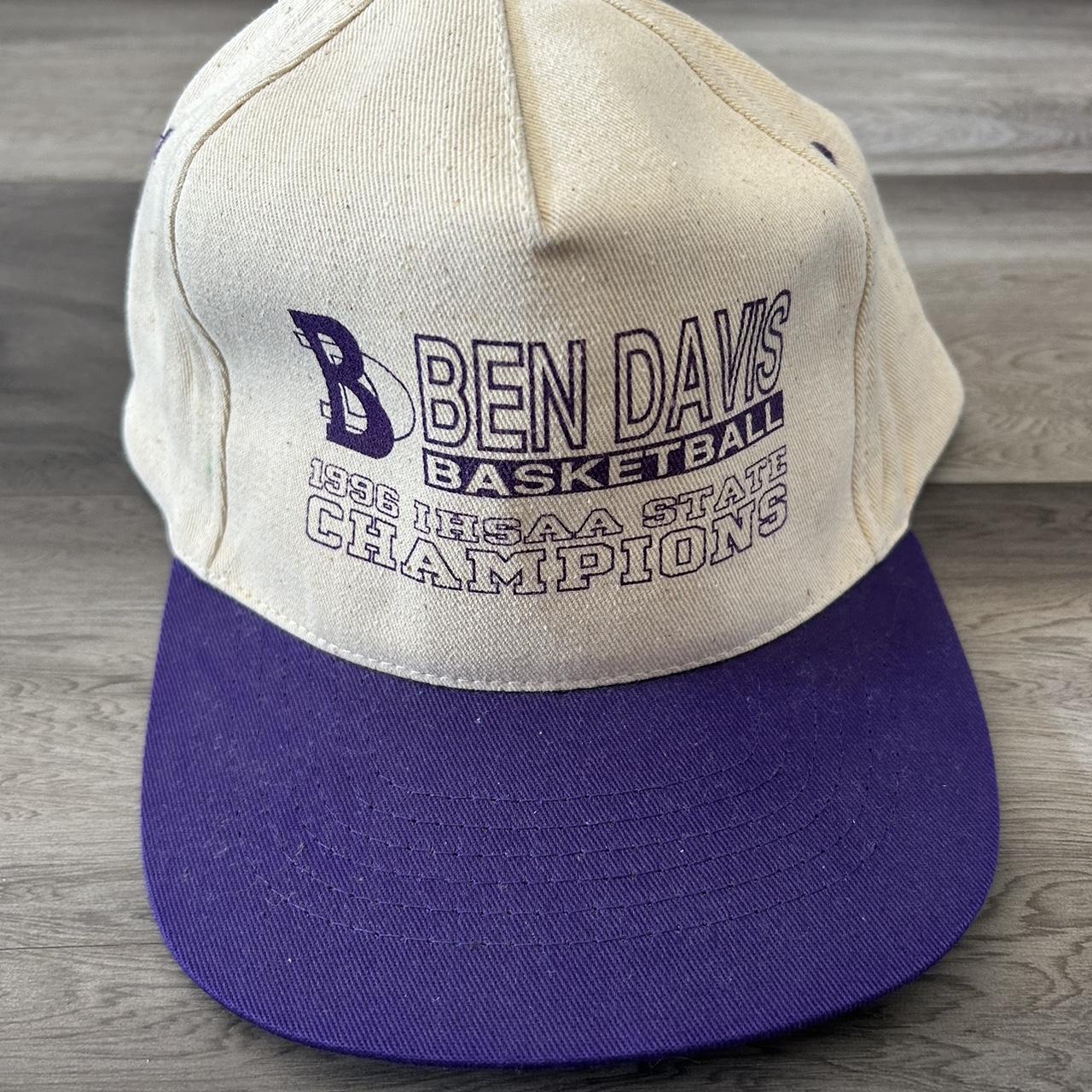 purple ben davis vintage flat bill hat - Depop
