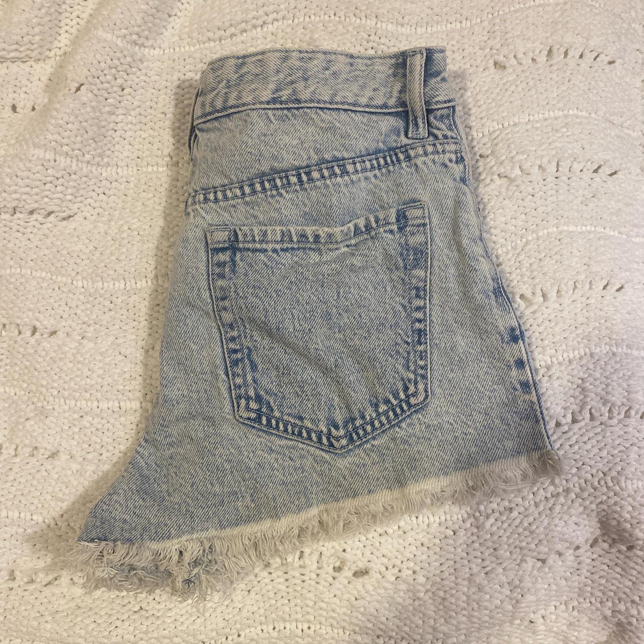 high rise pacsun light wash jorts (pacsun women’s... - Depop