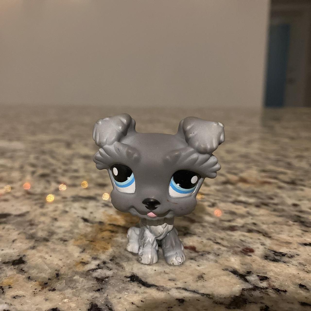 🪩Authentic LPS schnauzer dog # 1393 has a pen mark... - Depop