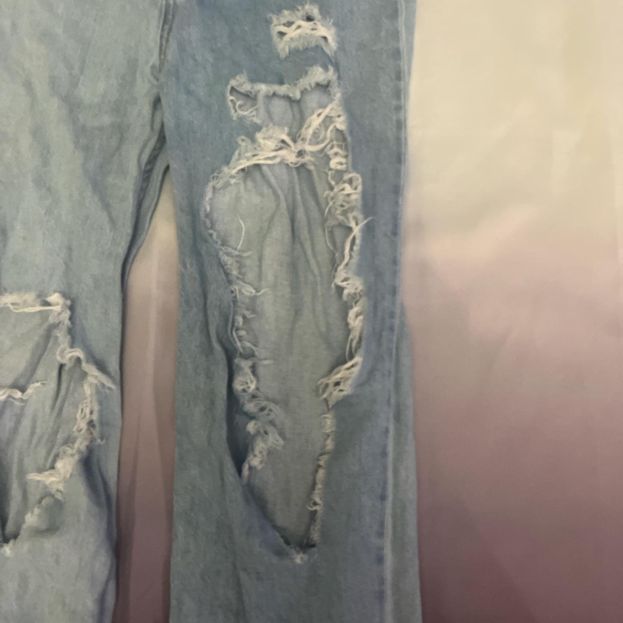 Song 90s distressed jeans size 5/27 - Depop