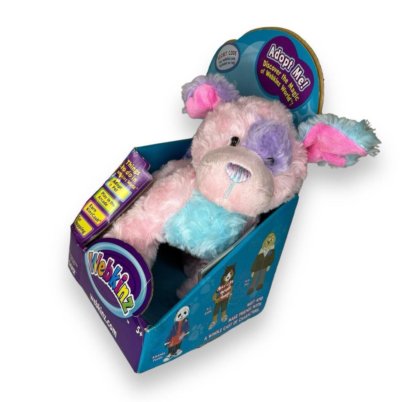 NIP Webkinz Ganz Cotton Candy Puppy Unused Code Pink