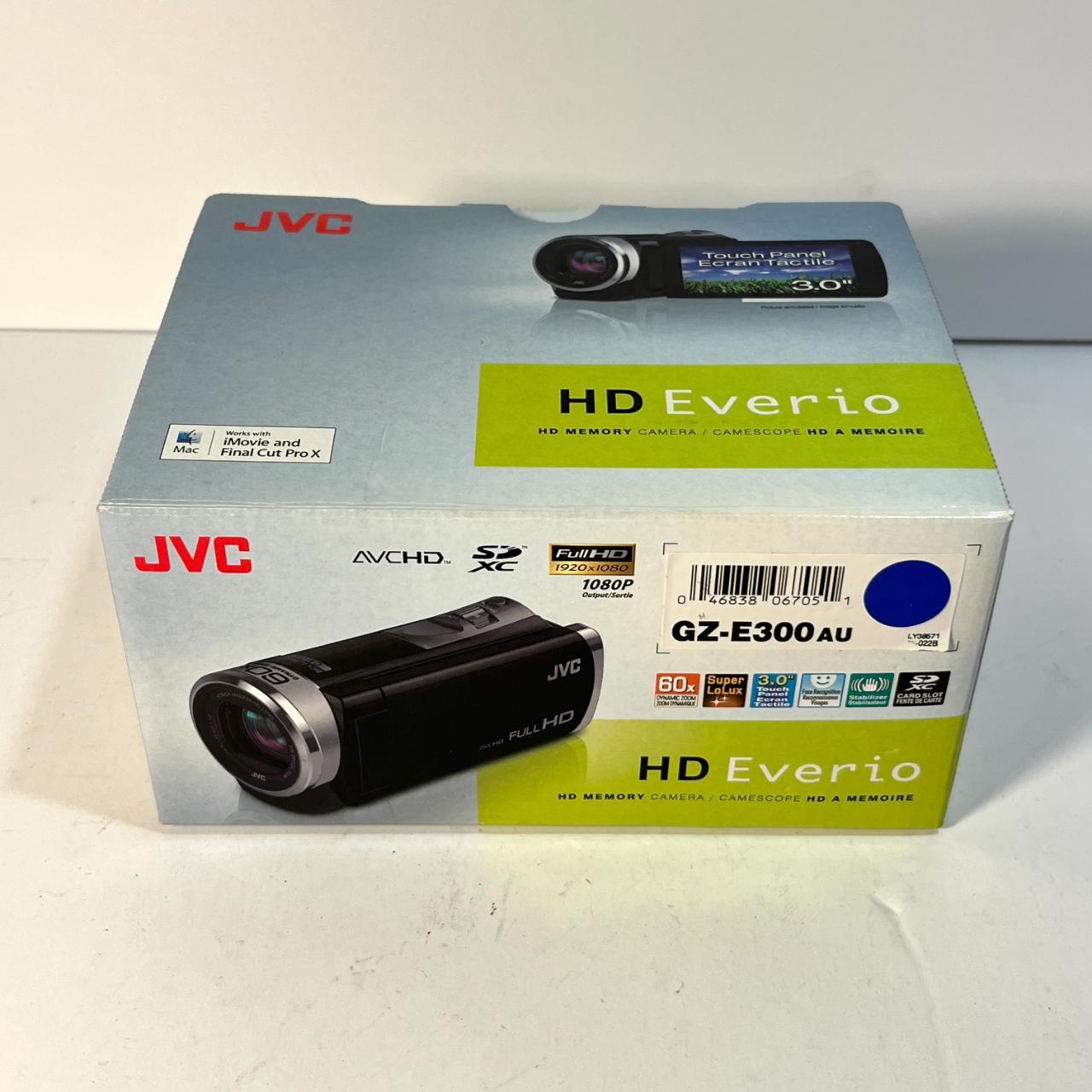 JVC Everio GZ-E300 VU Camcorder HD Camera W/Charger... - Depop