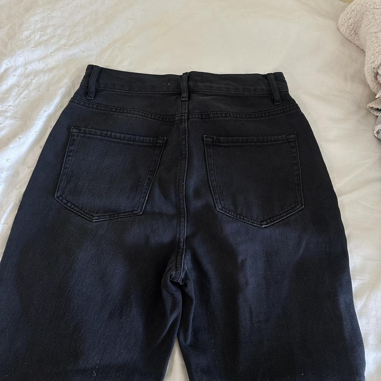Pacsun Black High Waisted Straight Leg Jeans -... - Depop