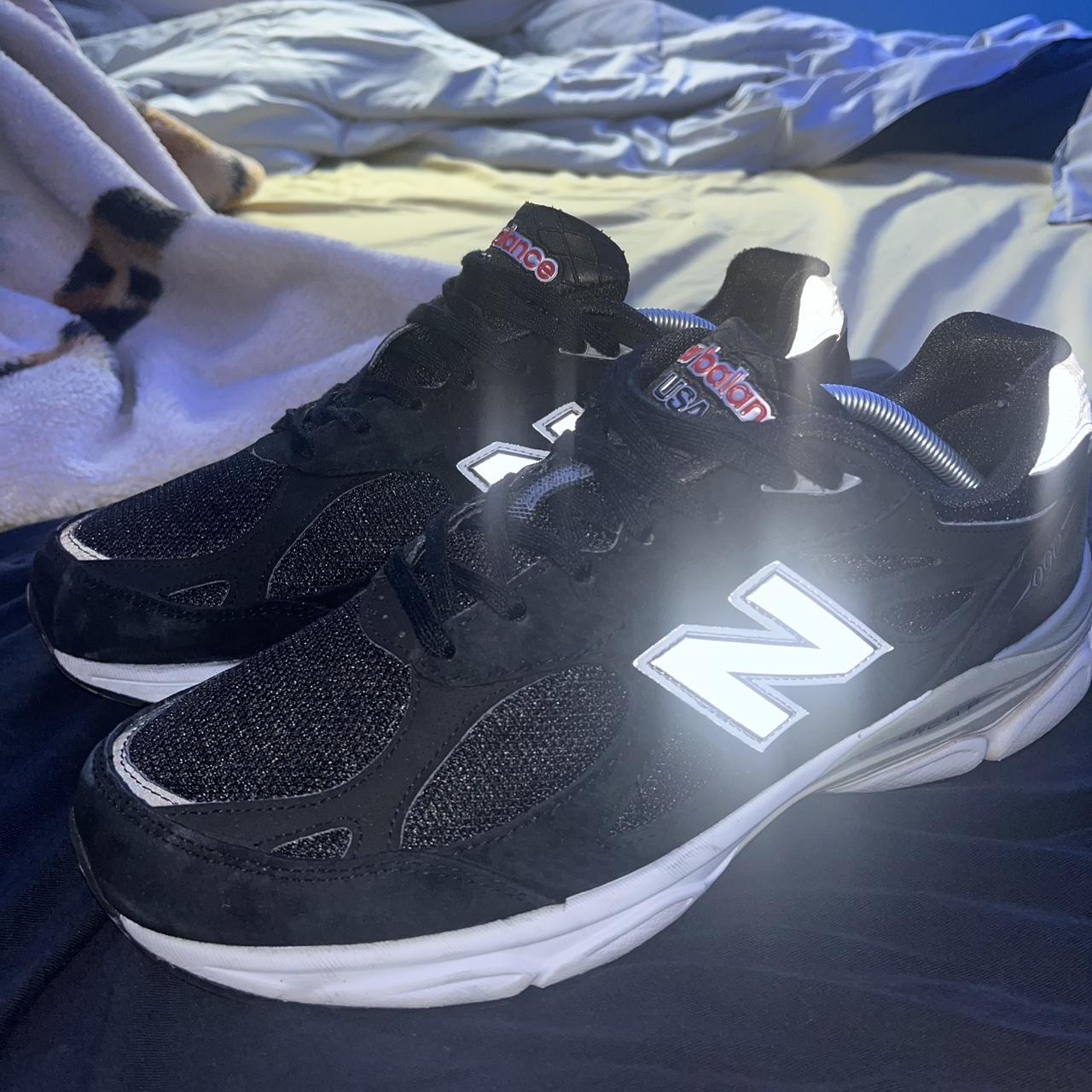 Black new balence 990 basically brand new no box... | Depop