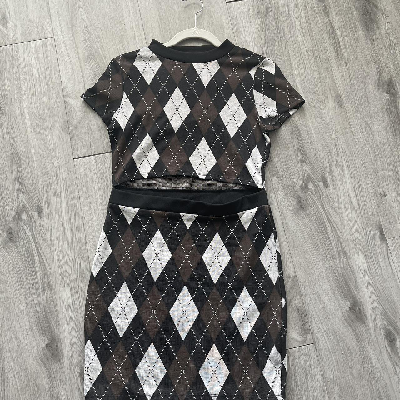 New Preppy H & M dress with shirt and skirt adjusted... - Depop