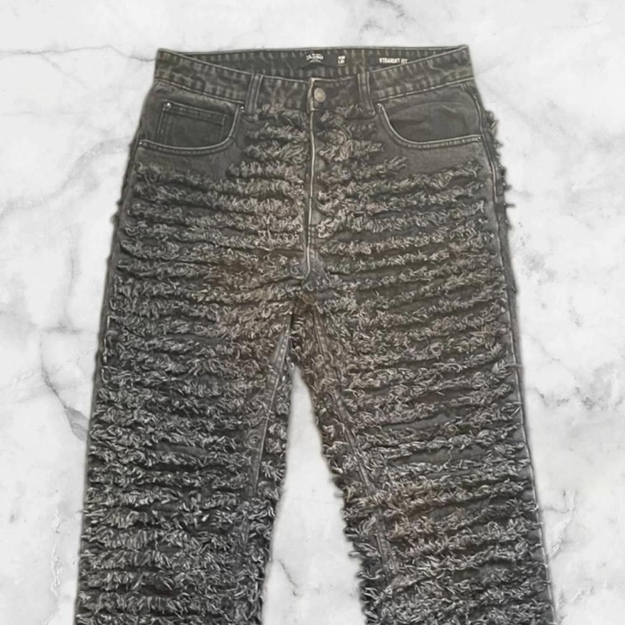 Jaded London Shredded Jeans Black - Only Worn A... | Depop