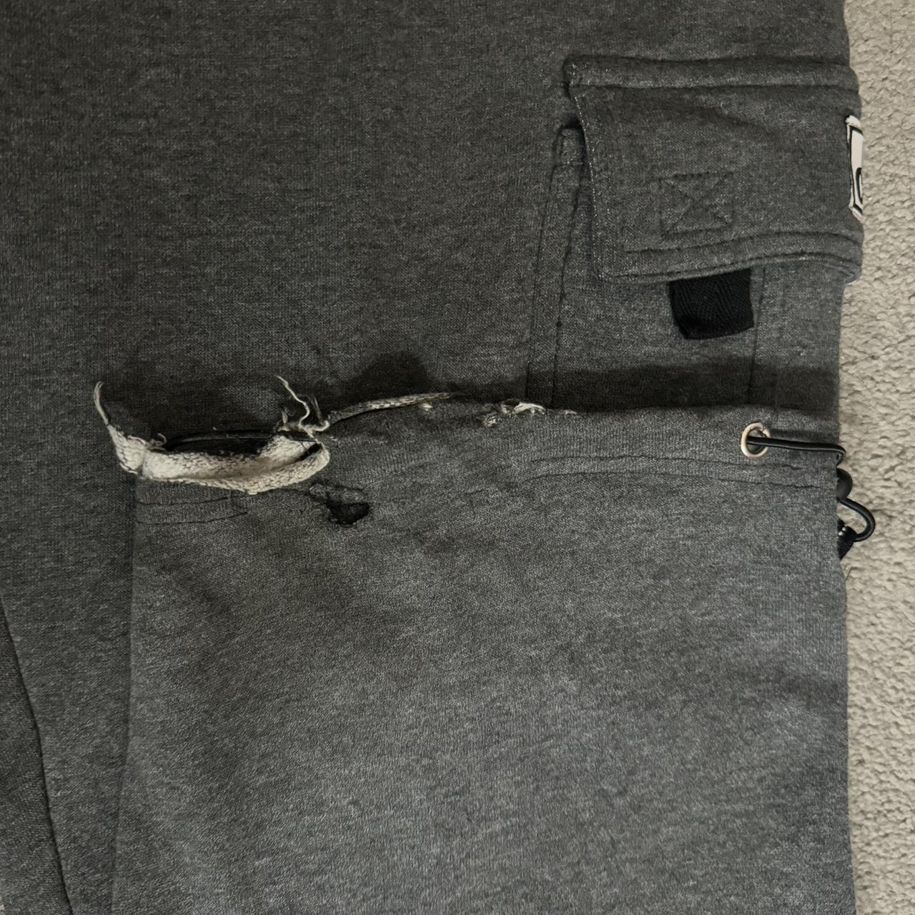 Pro club dark grey charcoal sweats No band on the... - Depop