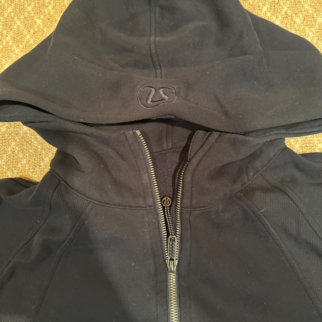 Lululemon navy blue scuba jacket - full zip up - Depop