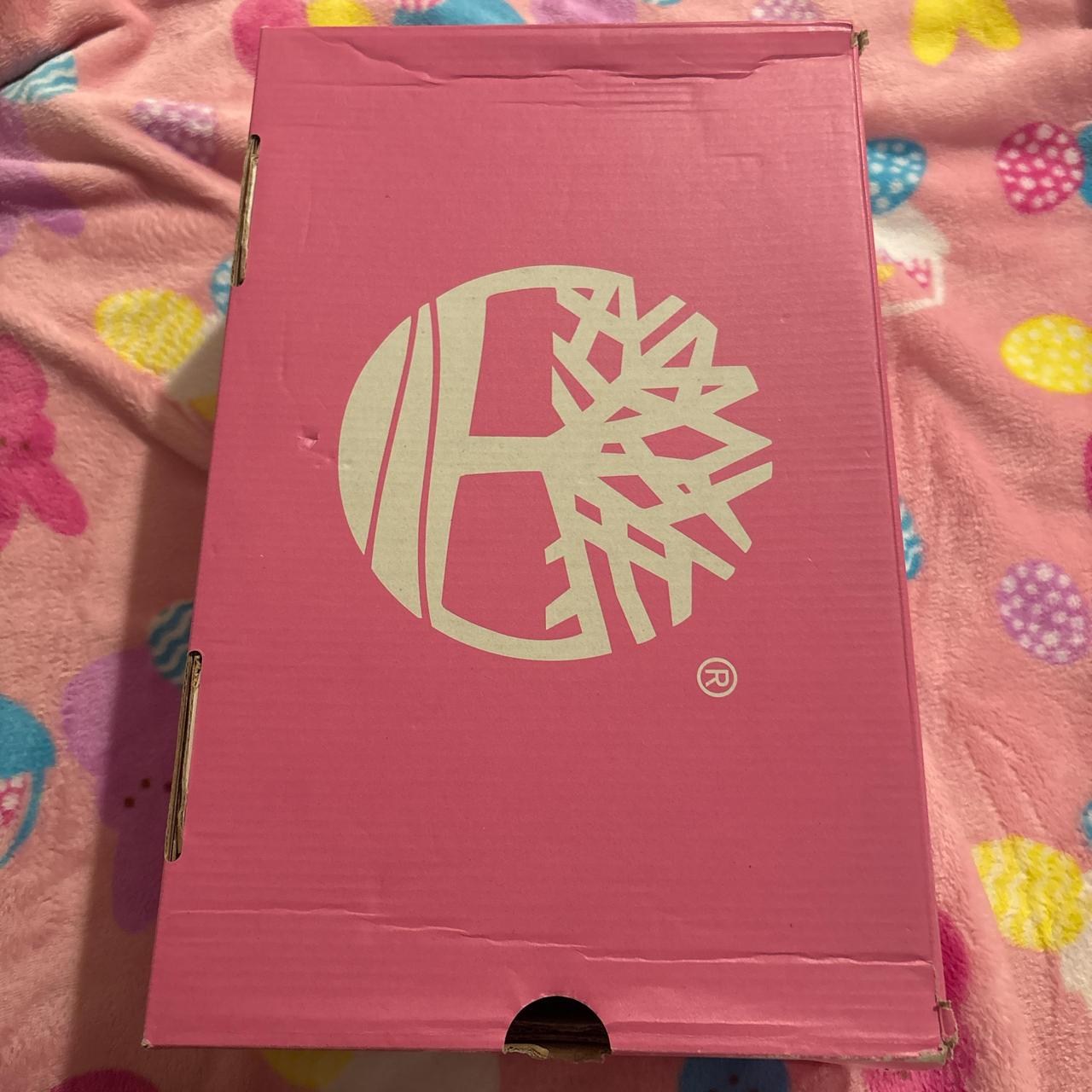 pink timbs little wear 5.5 in kids but fits women 7 | Depop