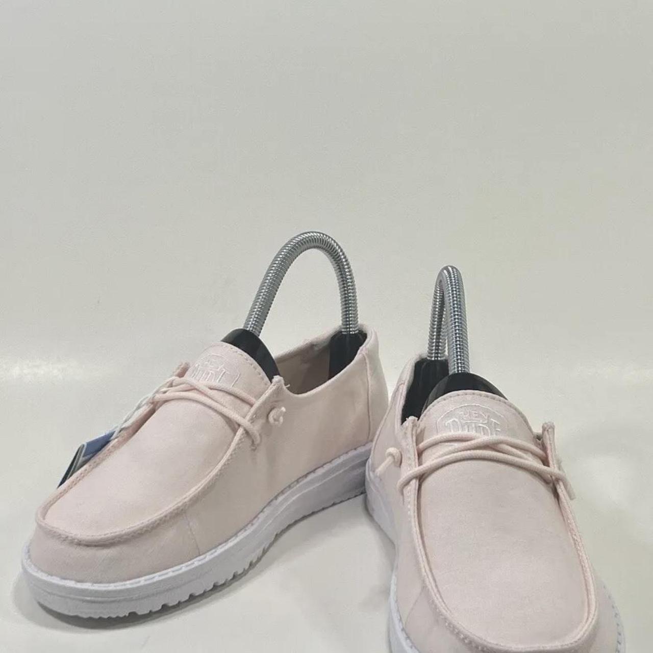 Size 3Y - Girls Hey Dude Wendy Slub Canvas Pink... - Depop