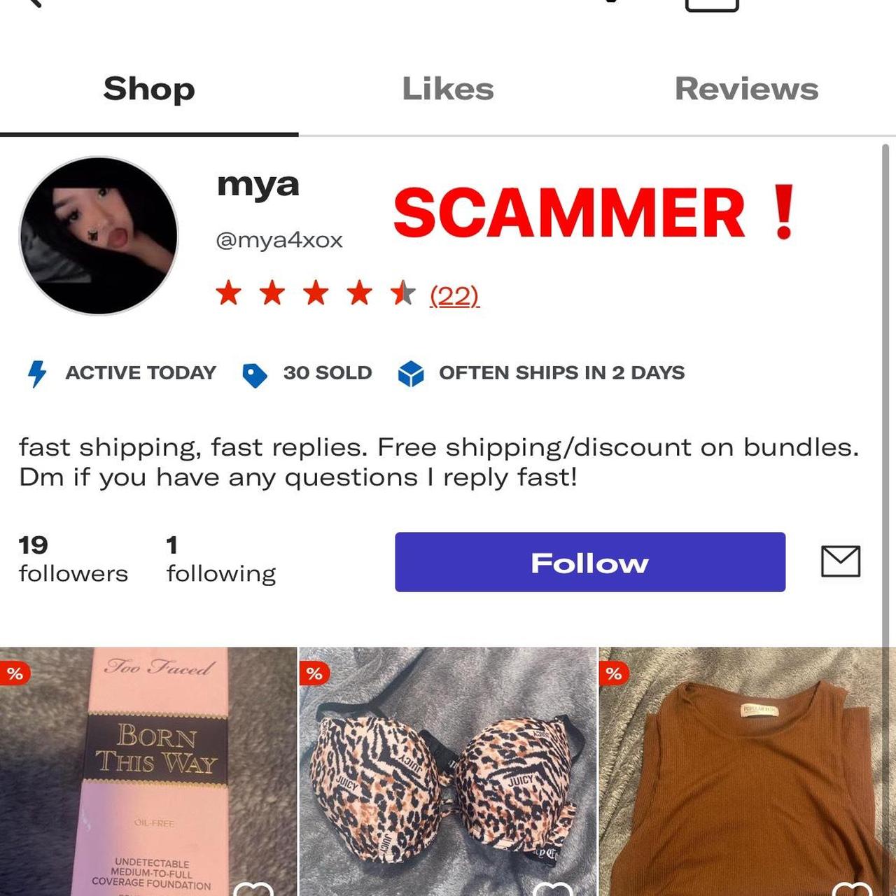 SCAMMER ALERT ️ ️ DO NOT BUT FROM THIS SELLER SHE IS... - Depop