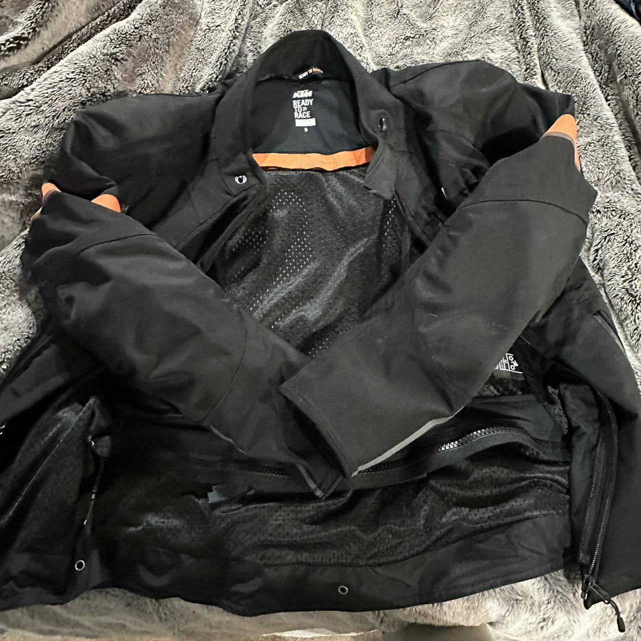 Ktm motorcycle jacket, heavy elbow armor and back... - Depop