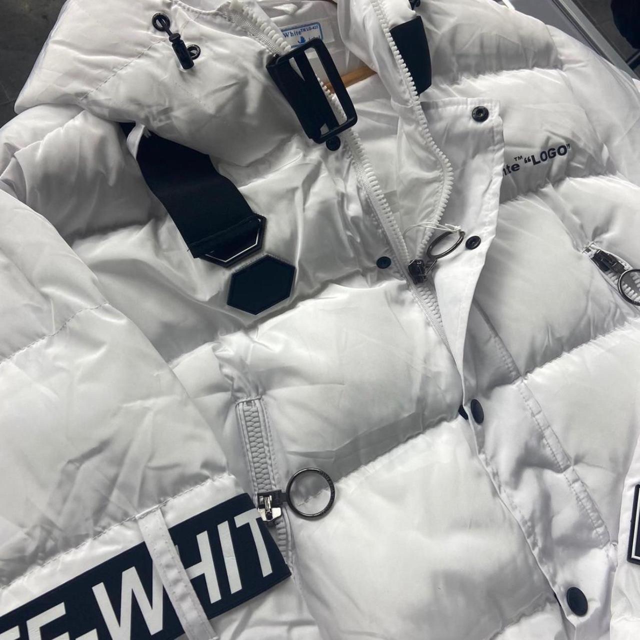 Off white coat never worn brand new 10/10 fake very... - Depop