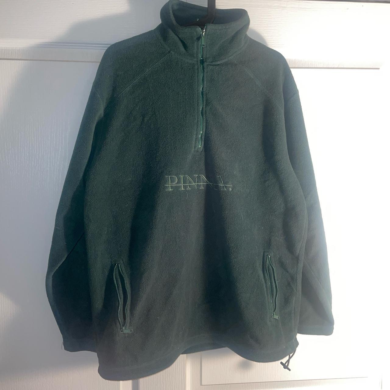 Green Pinna half zip, soft and comfortable. - Depop