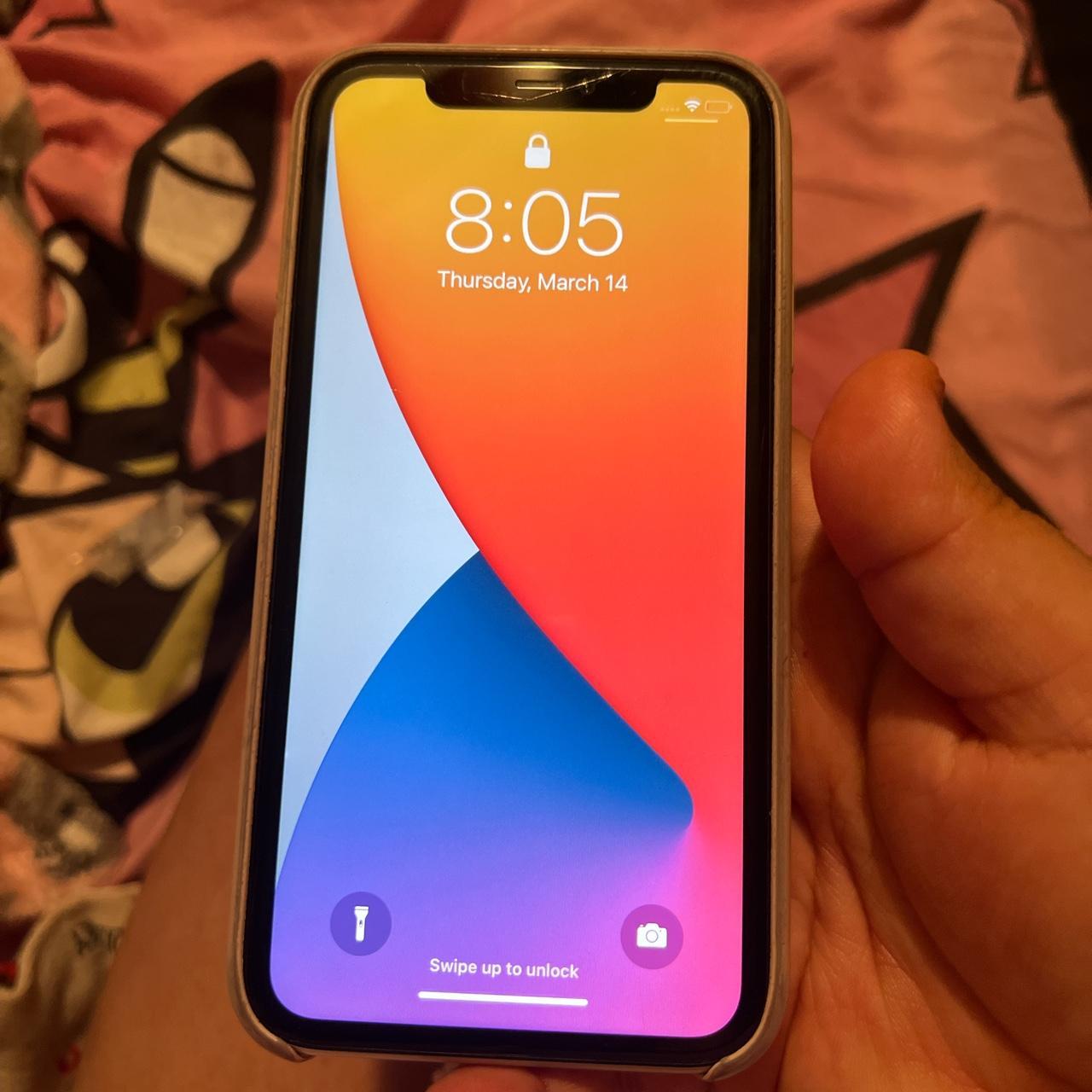 Iphone 11 everything works just cracked on back - Depop