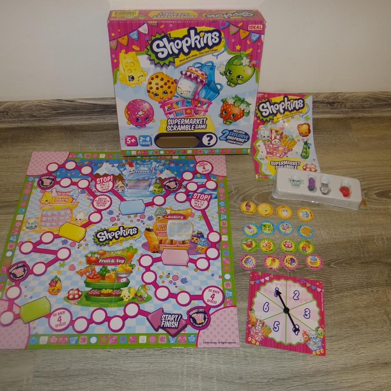 SHOPKINS SUPERMARKET SCRAMBLE BOARD GAME Kids Family... - Depop
