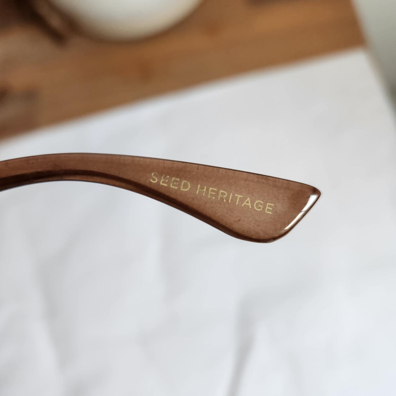 SEED HERITAGE sunglasses 🌟 brown colour with gold... - Depop