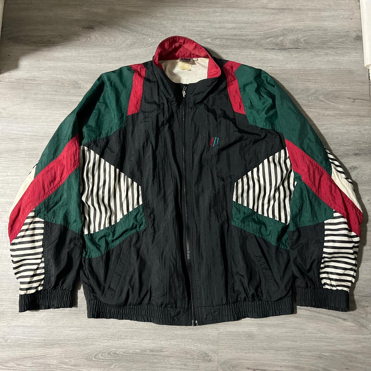 Crazy 80s 90s Prince windbreaker track jacket... | Depop