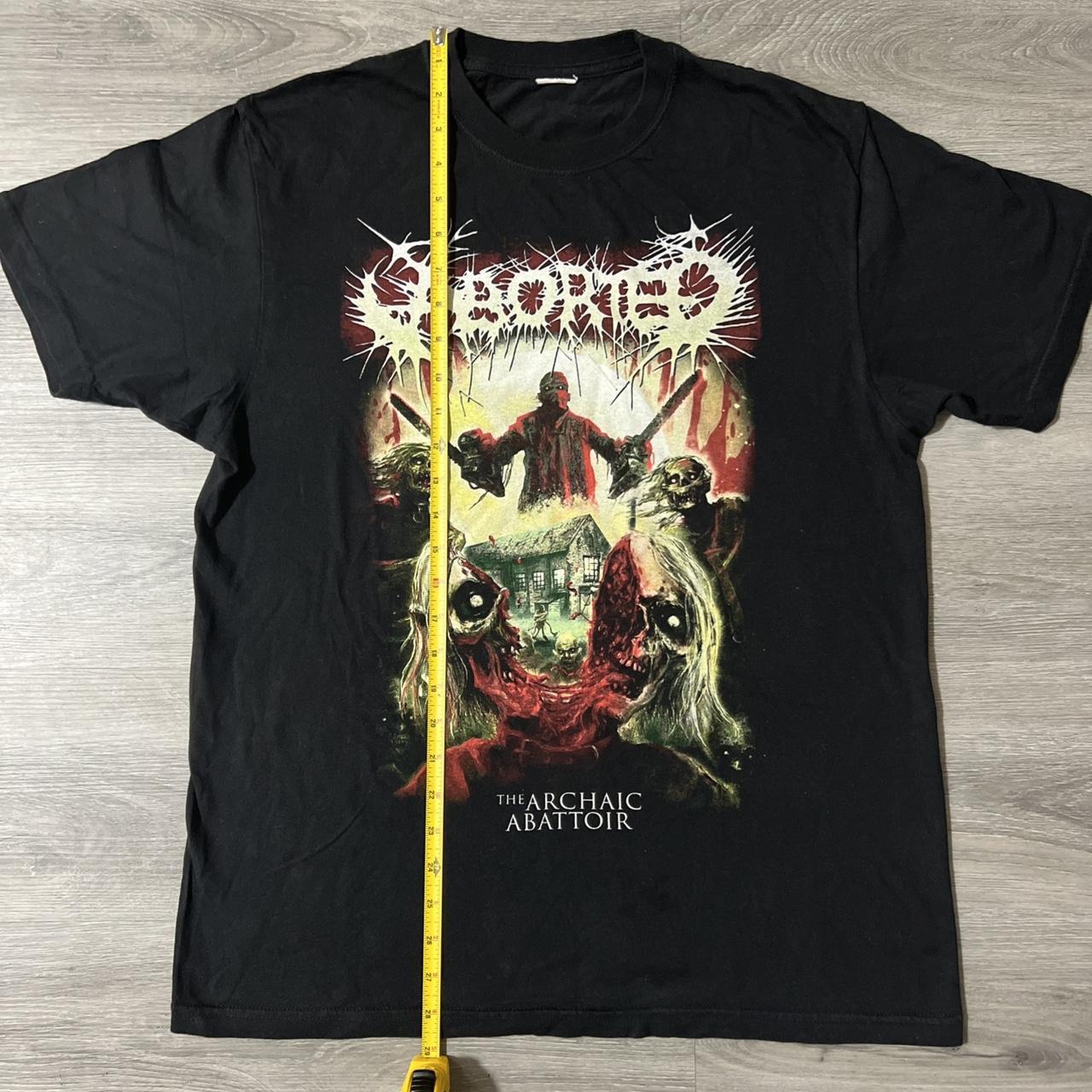 Aborted the archaic abattoir double sided band... | Depop